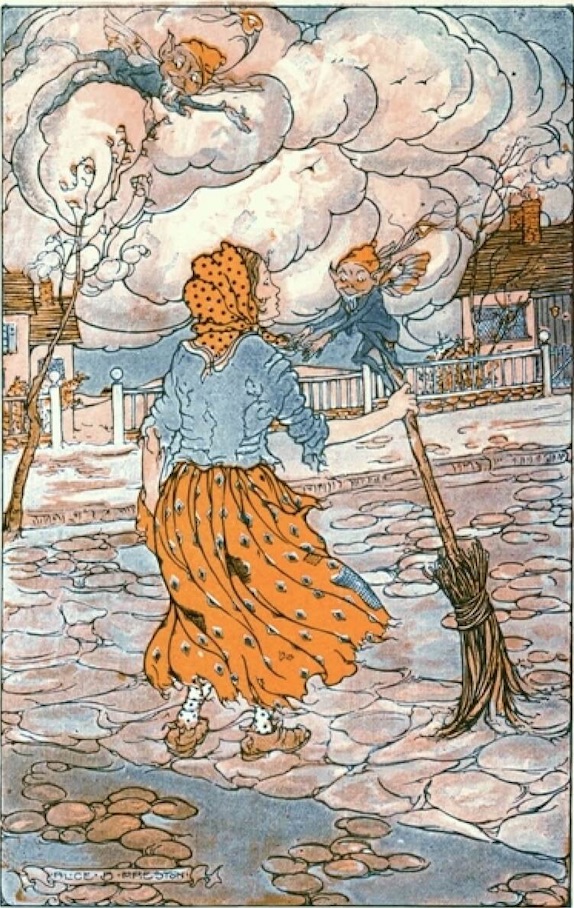 Sweep and Little Sweep - Fairy Tale by Loretta Ellen Brady